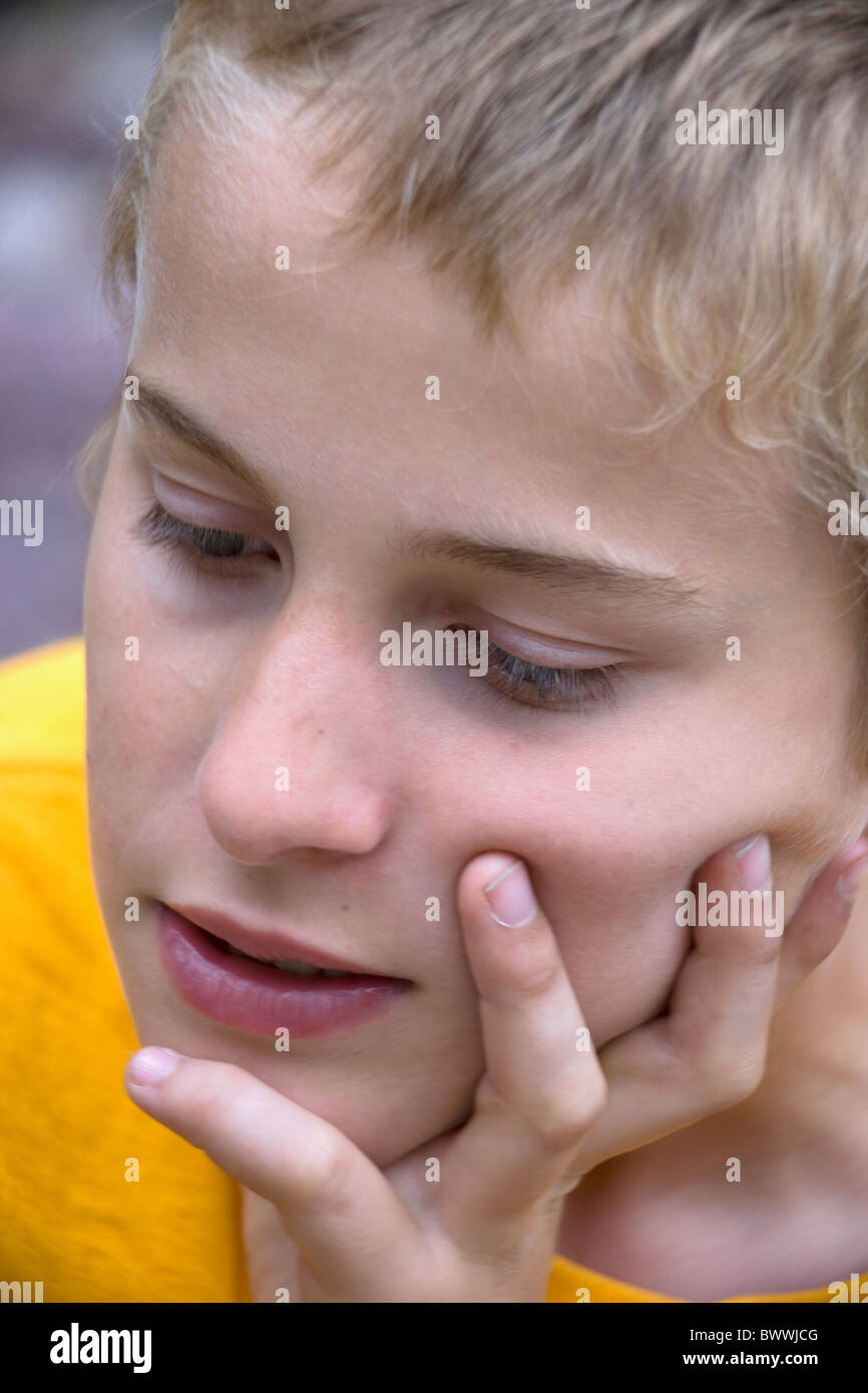Boy age 12 - Portrait - New York - USA Stock Photo - Alamy