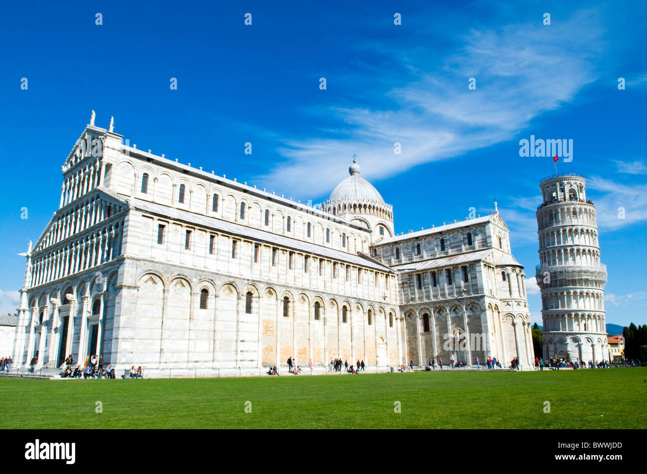 Cathedral and Leaning Tower of Pisa, Piazza dei Miracoli, UNESCO World ...