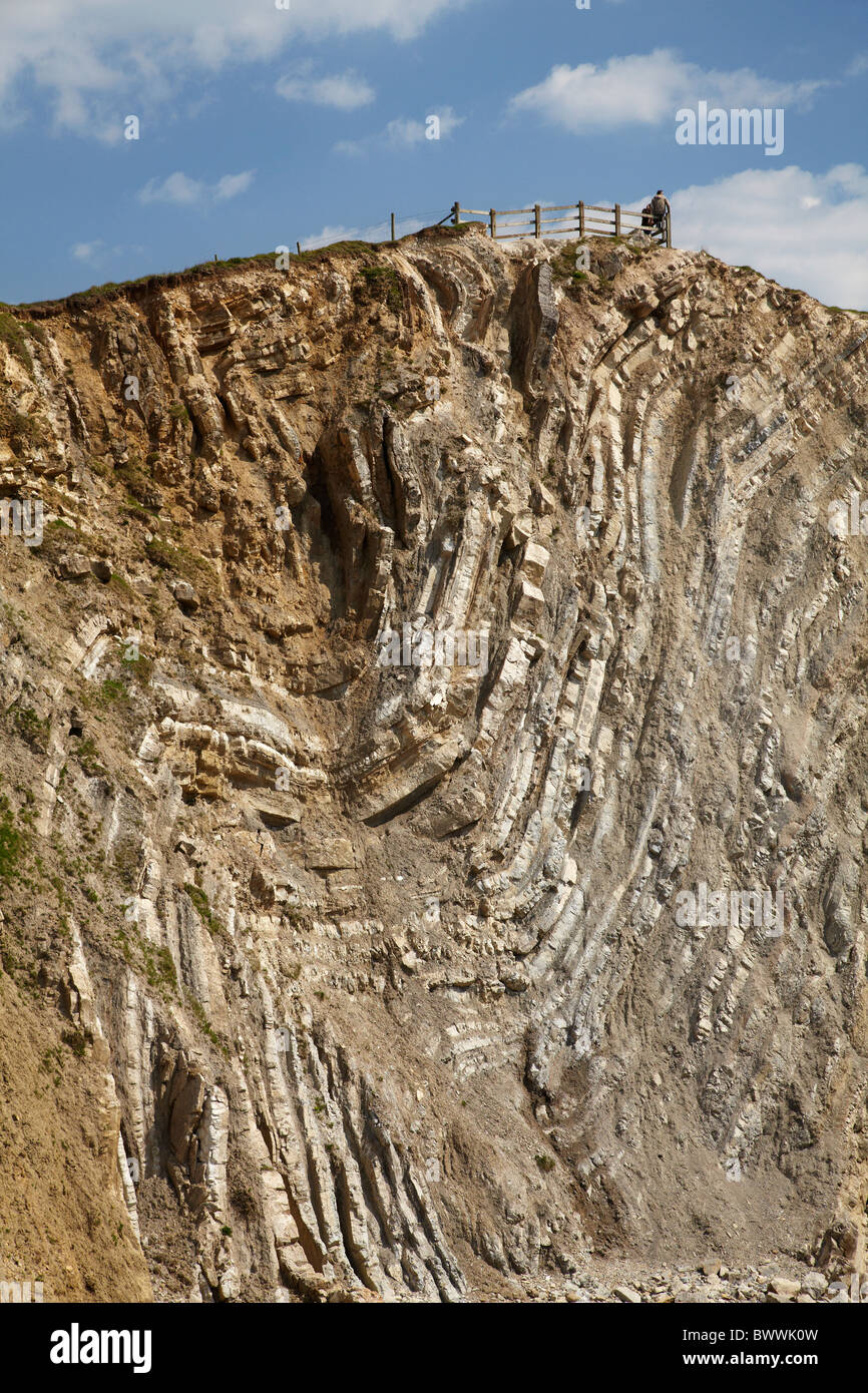 Folded limestone formation hi-res stock photography and images - Alamy