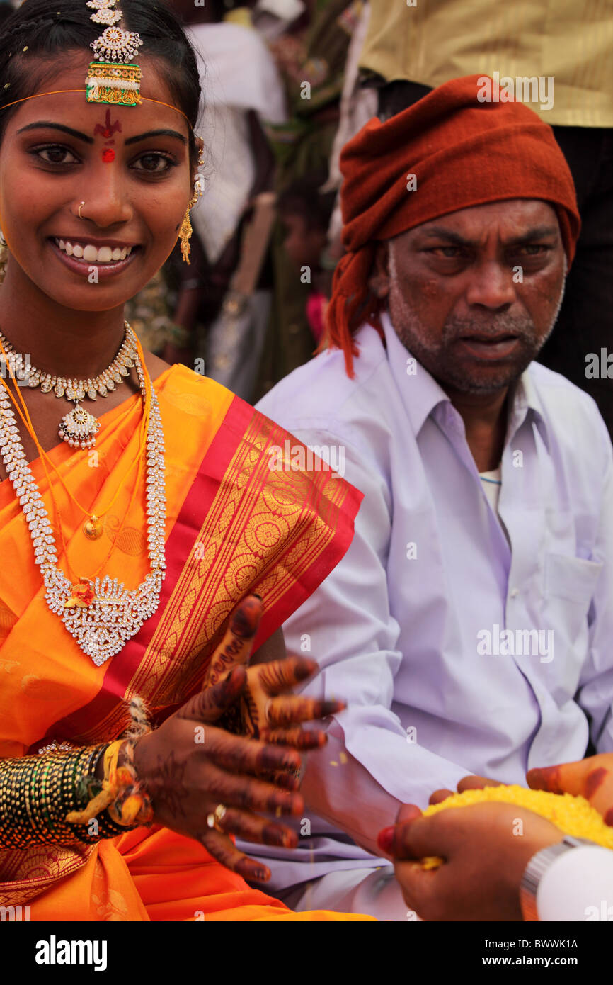 wedding ceremony Andhra Pradesh South India Stock Photo - Alamy