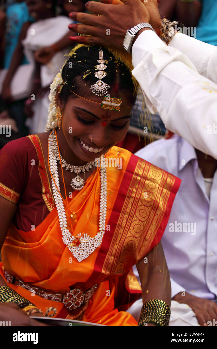 wedding ceremony Andhra Pradesh South India Stock Photo - Alamy