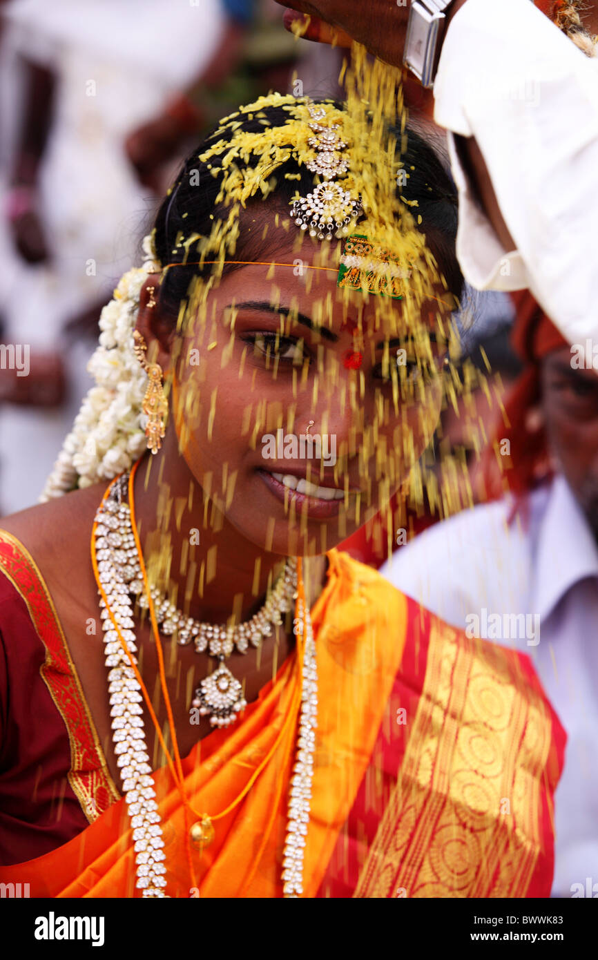 wedding ceremony Andhra Pradesh South India Stock Photo - Alamy