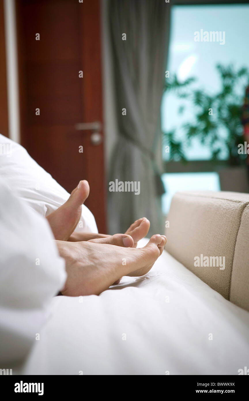 Close up human feet hi-res stock photography and images - Alamy