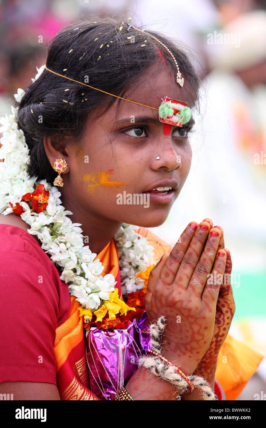 wedding ceremony Andhra Pradesh South India Stock Photo - Alamy