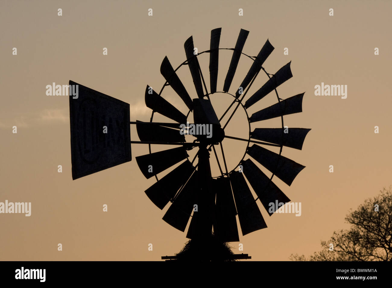 wind driven water pump - africa Stock Photo - Alamy