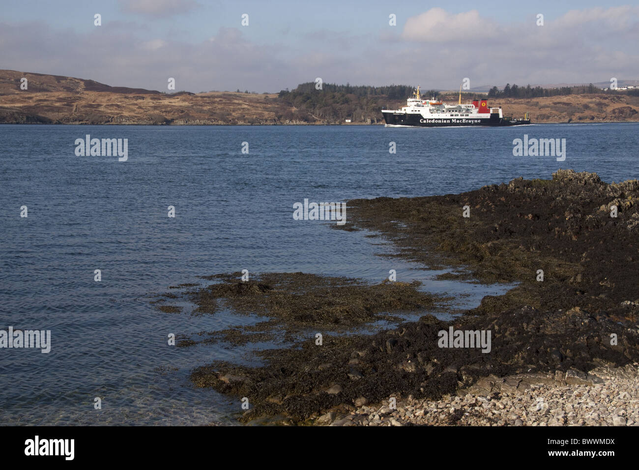 Hebridean Isles ferry in the Sound of Islay Stock Photo - Alamy