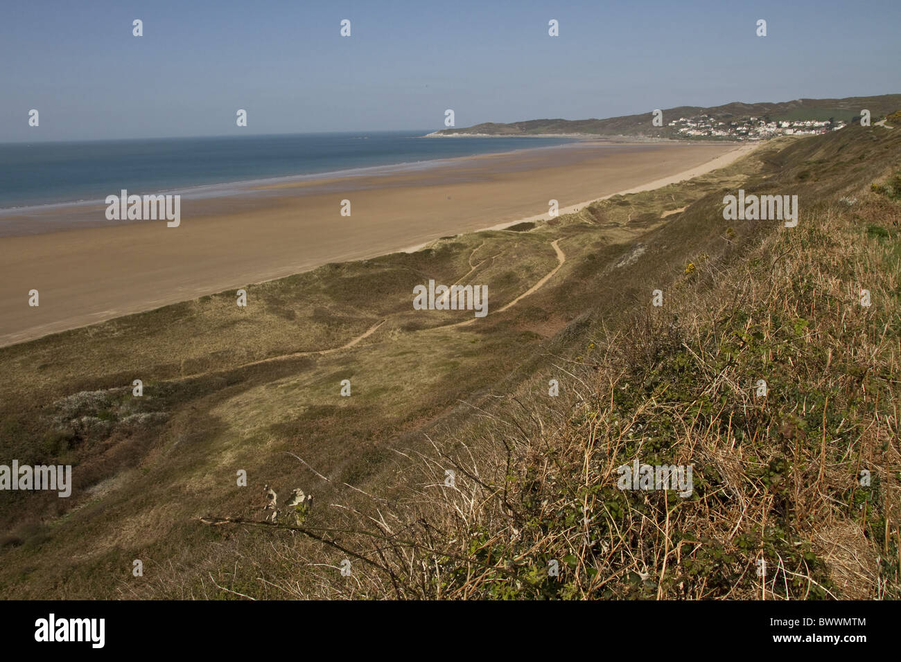 woolacombe beach North Devon Stock Photo - Alamy