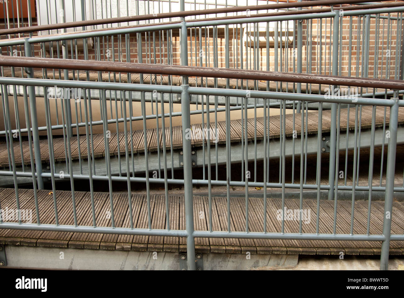 disabled slope access mobility ramp Stock Photo - Alamy