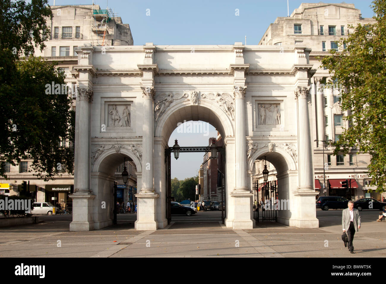 marble arch london Stock Photo - Alamy