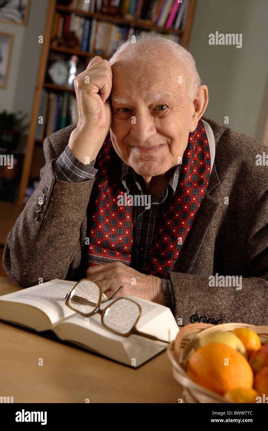 Senior Male (92 years old) senior citizen retired elderly Caucasian ...