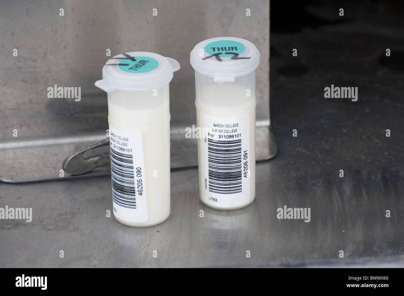 Arla Barony College Dumfries dairy milk milk samples tanker farm farms ...