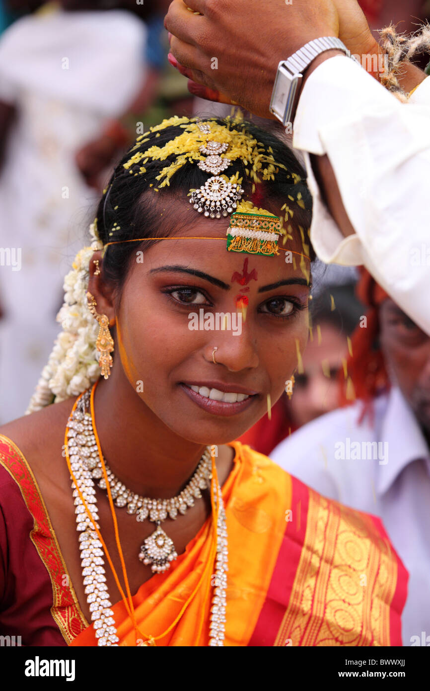 wedding ceremony Andhra Pradesh South India Stock Photo - Alamy