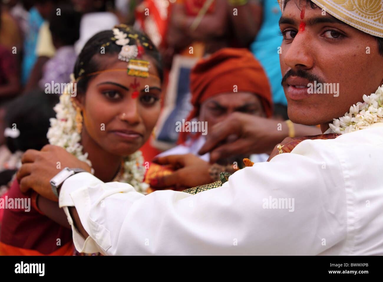 wedding ceremony Andhra Pradesh South India Stock Photo - Alamy