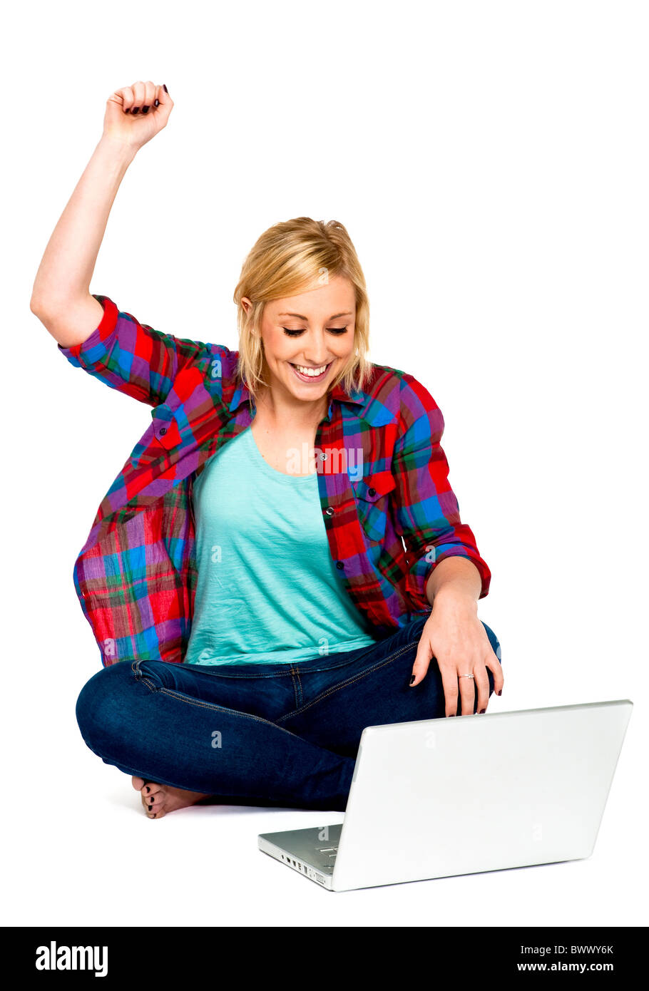 Beautiful business woman hands Cut Out Stock Images & Pictures - Alamy