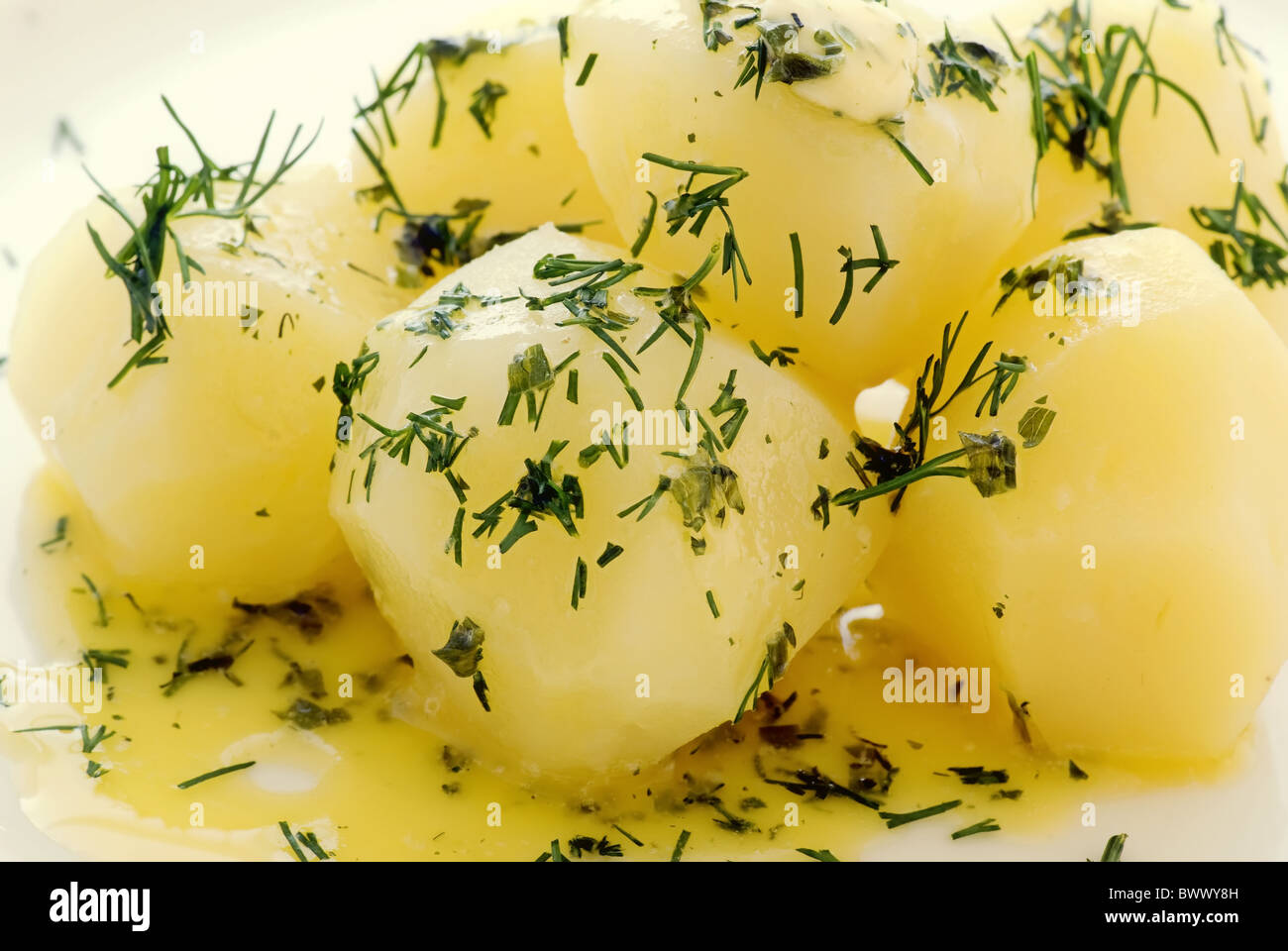 Green vegetables with butter hi-res stock photography and images - Alamy