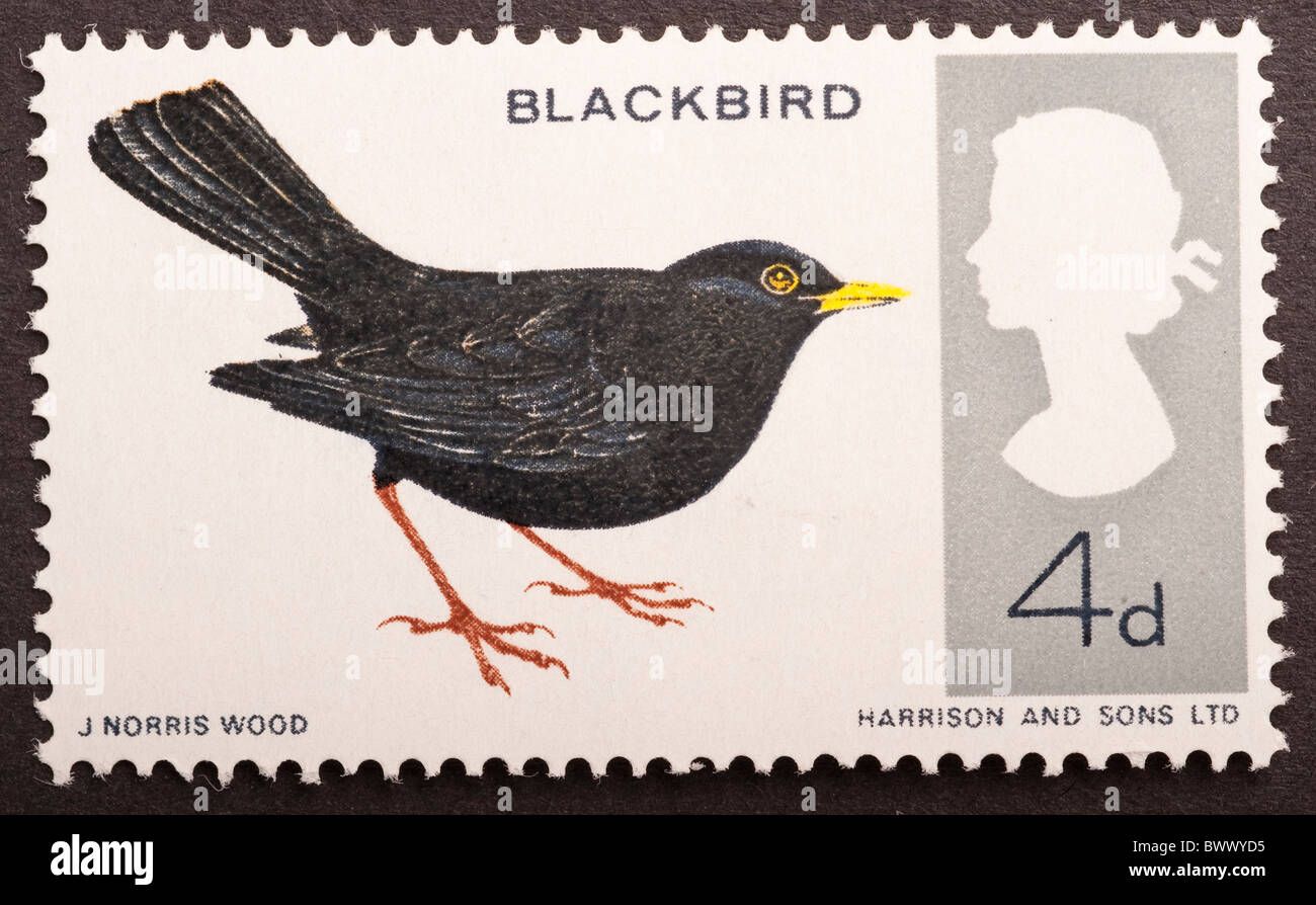 United Kingdom Postage Stamp 4d, 1966 Issue Stock Photo - Alamy