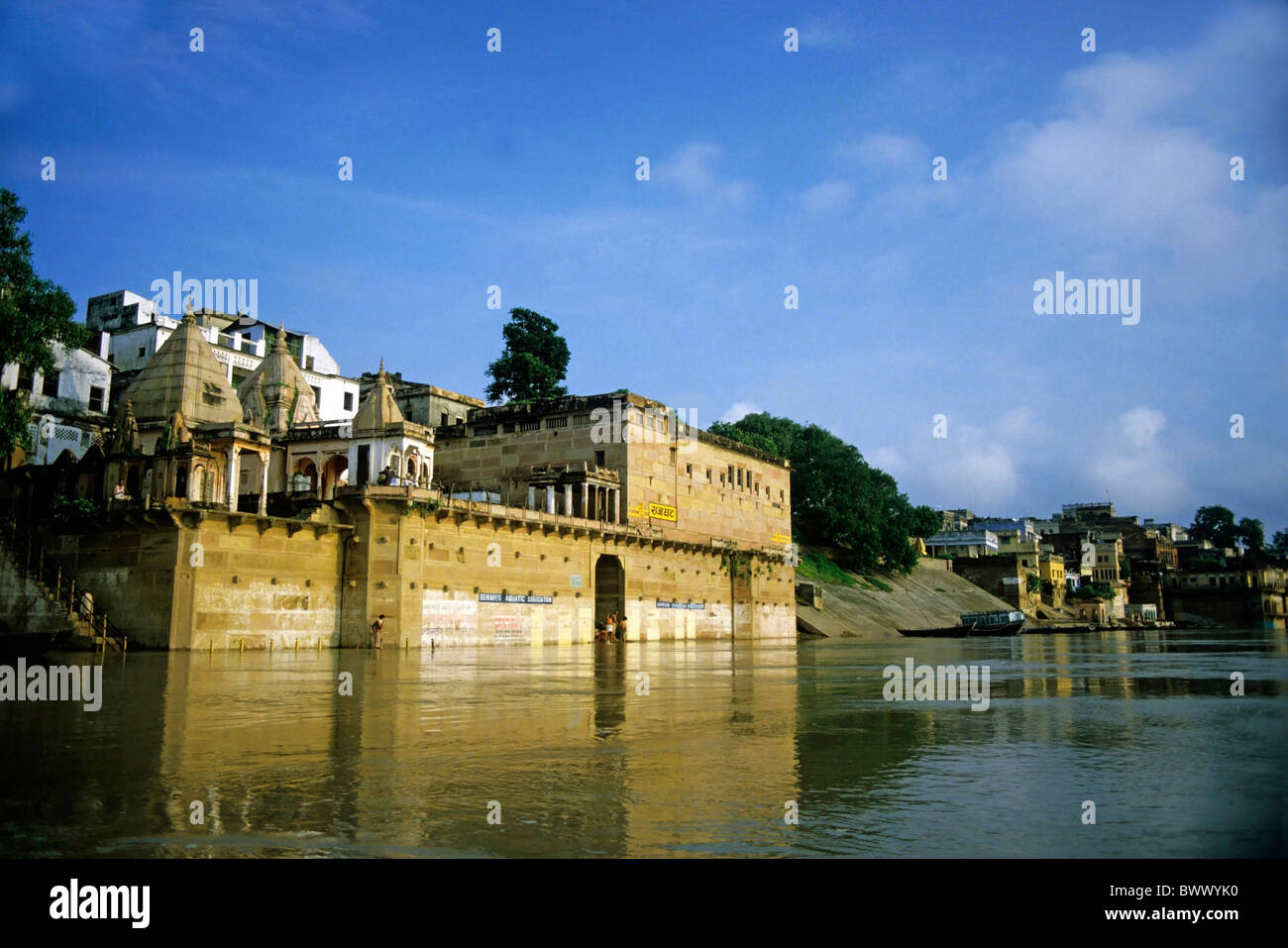 Benares river ganges india varanasi hi-res stock photography and images ...