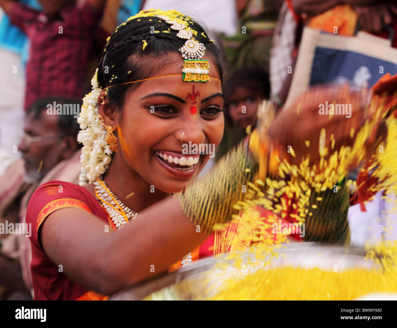 wedding ceremony Andhra Pradesh South India Stock Photo - Alamy