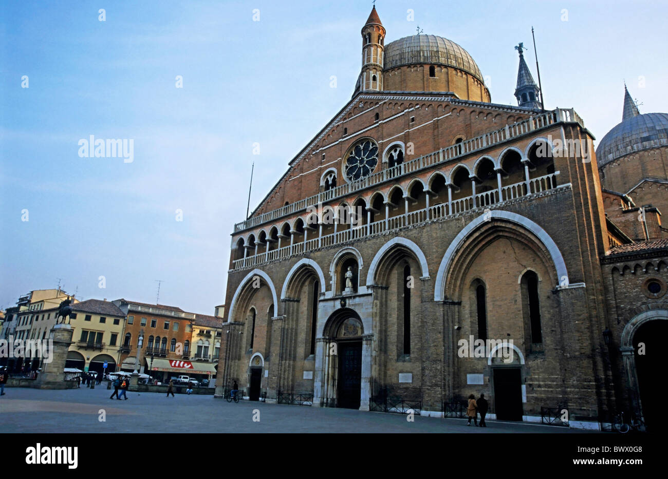 Impressive exterior of the Basilica of St. Anthony, Padua, Italy - at ...