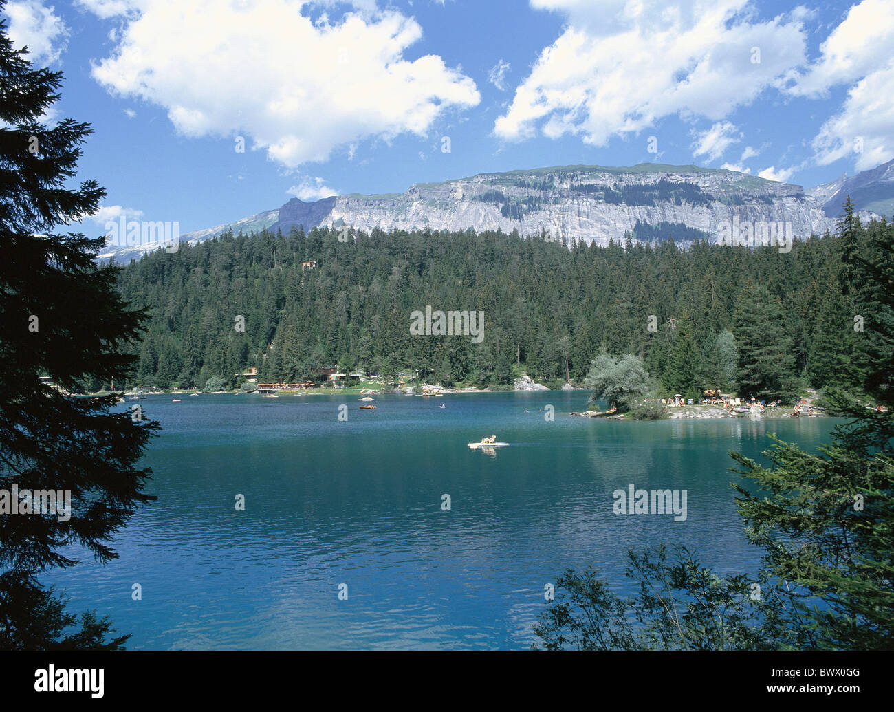 Caumasee lake near flims hi-res stock photography and images - Alamy