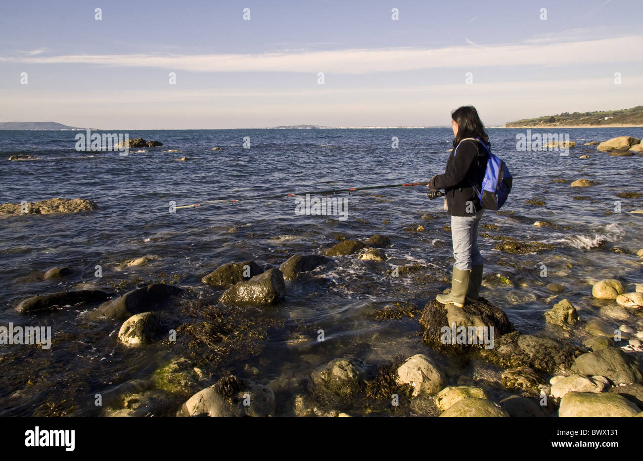 Angler Anglers Angling Bay Bays Beach Beaches Blue Sky Blue Coast ...