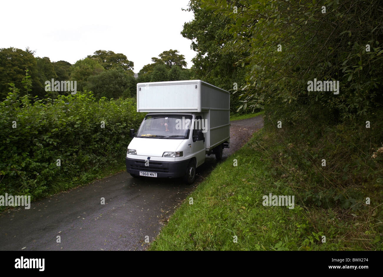 Rural white van man hi-res stock photography and images - Alamy