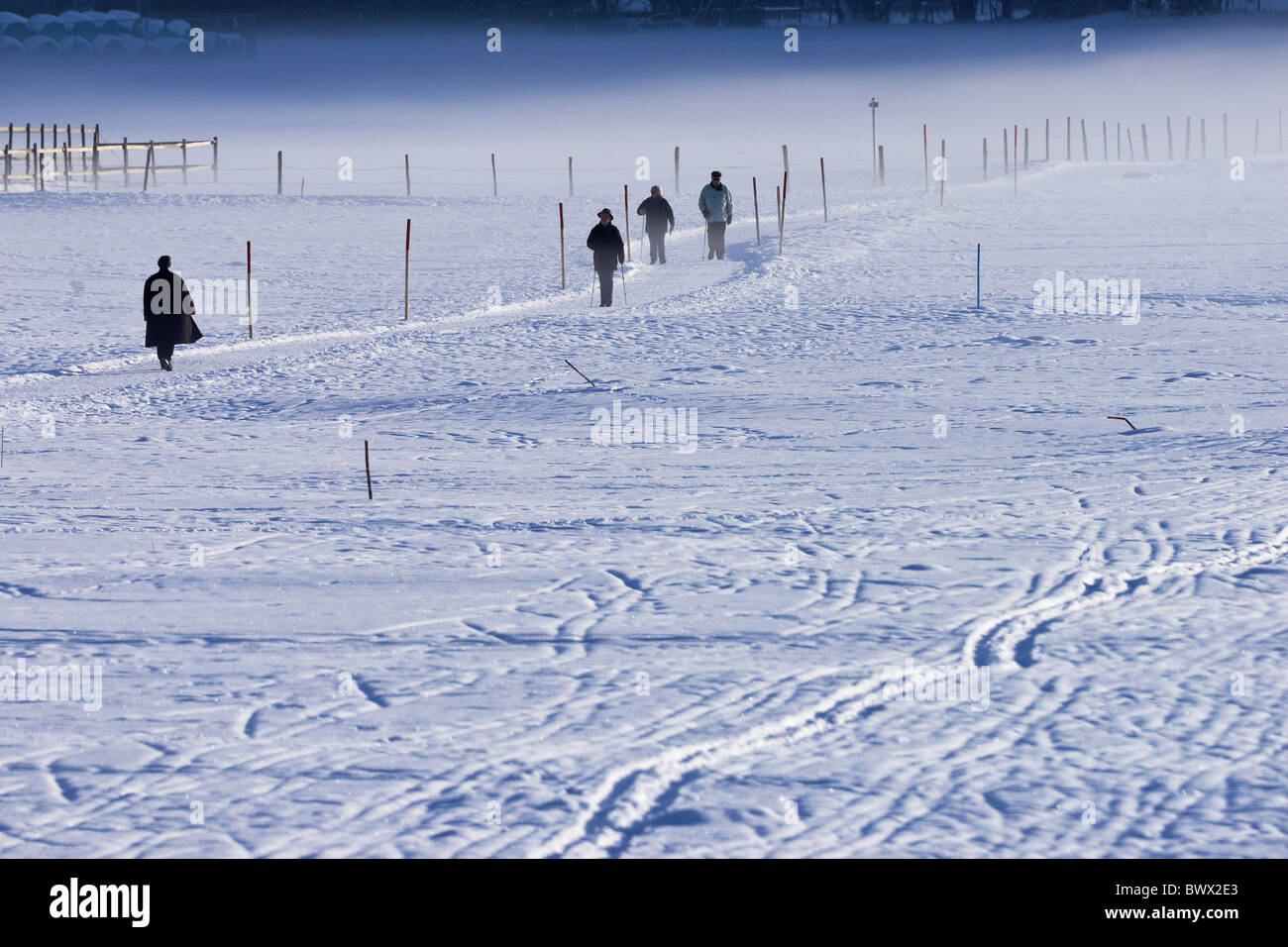 Walk through the snow hi-res stock photography and images - Alamy
