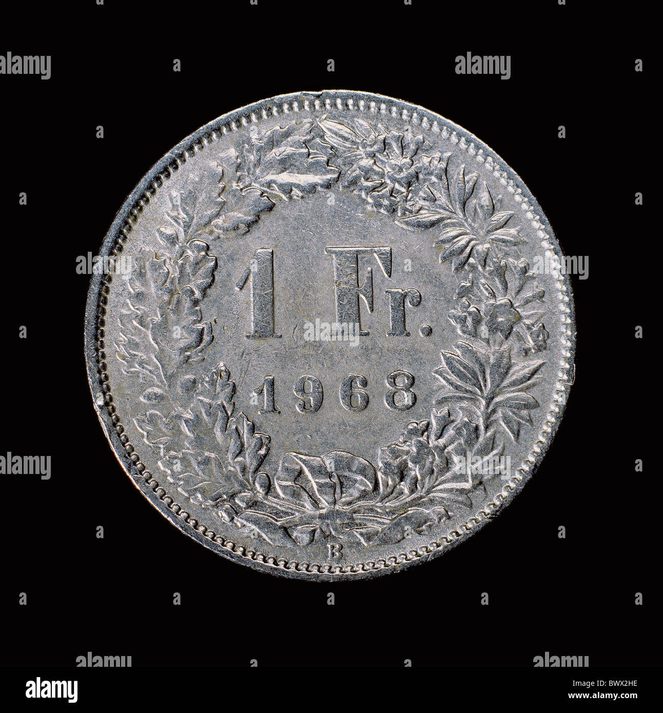 Coins switzerland swiss one hi-res stock photography and images - Alamy