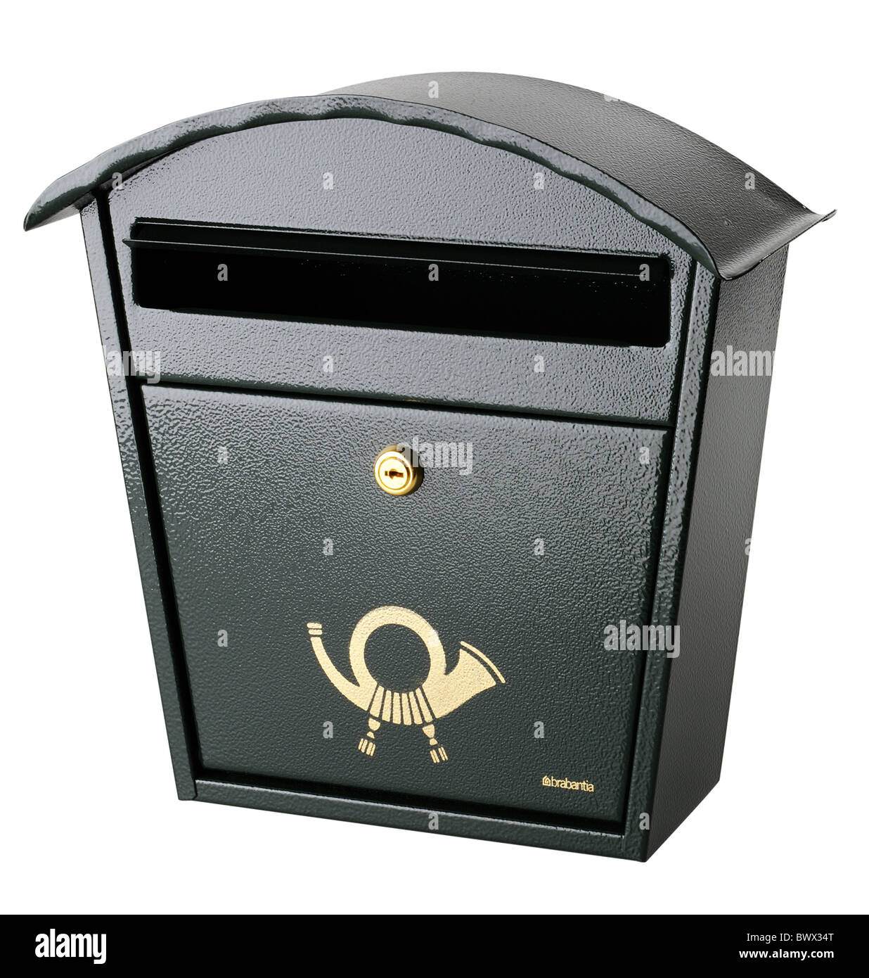 Black post box hi-res stock photography and images - Alamy