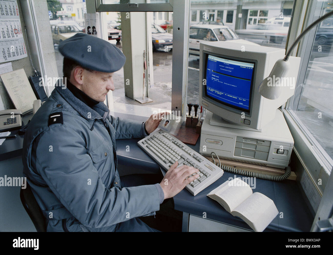 border duty customs duty small house inside customs officer toll ...