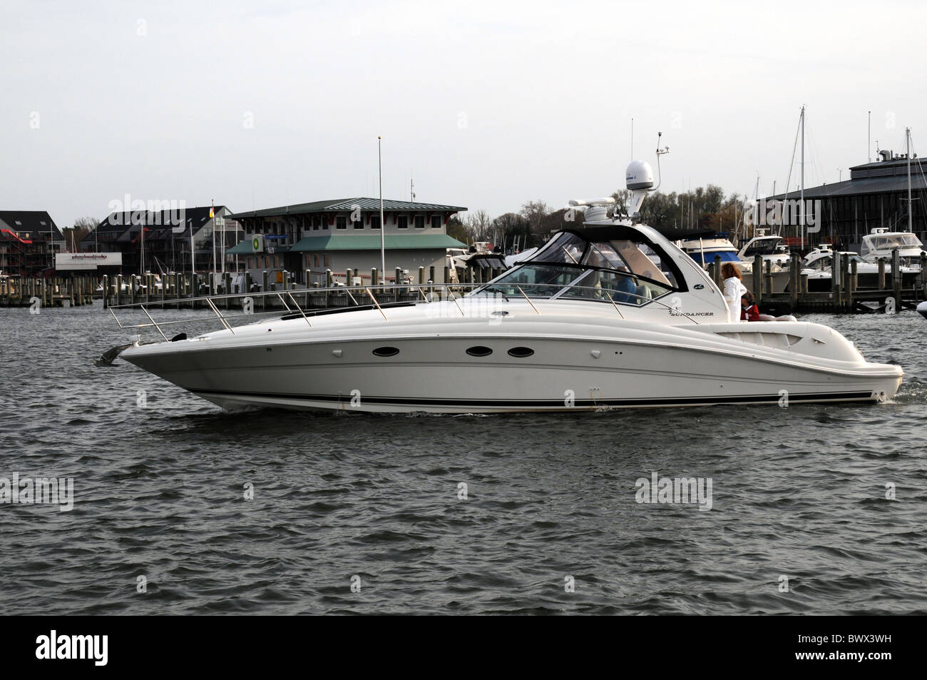 Boat in the harbor in Annapolis, Maryland Stock Photo - Alamy