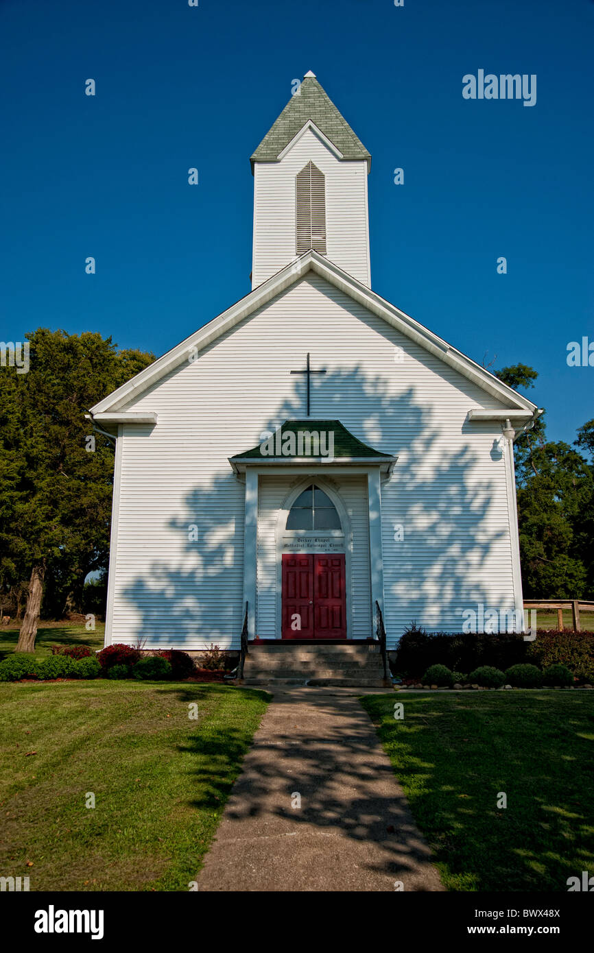 Decker Chapel Methodist Episcopal Church founded 1880 Stock Photo - Alamy