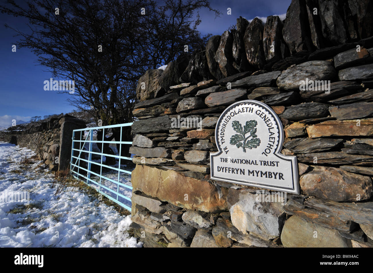 national trust sign Stock Photo - Alamy