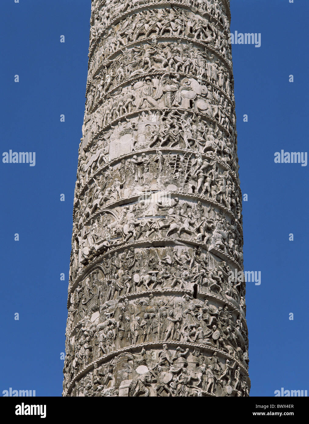 Italy Europe Rome Mark Aurel column relief Stock Photo - Alamy