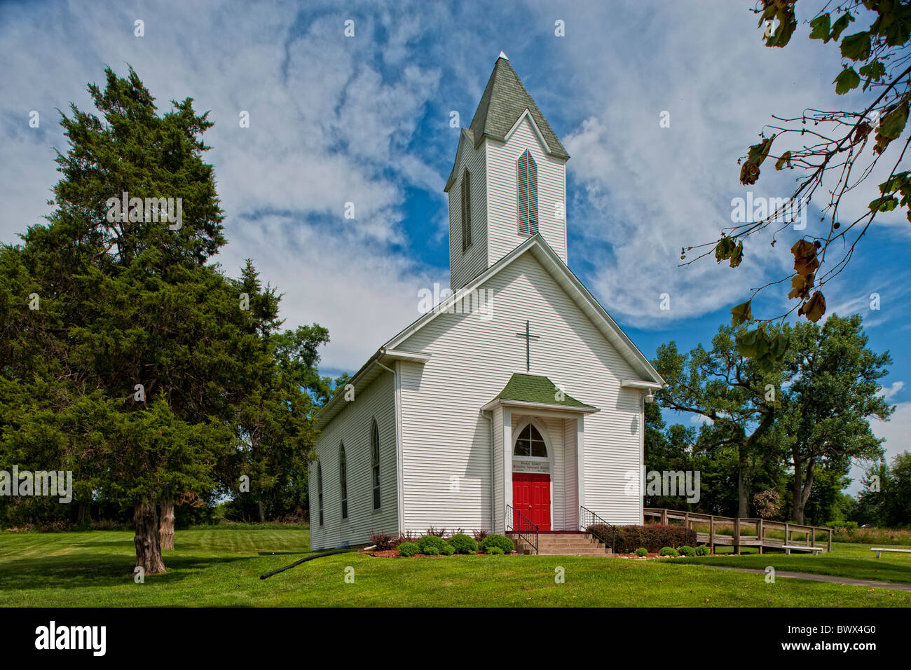 Decker Chapel Methodist Episcopal Church founded 1880 Stock Photo - Alamy