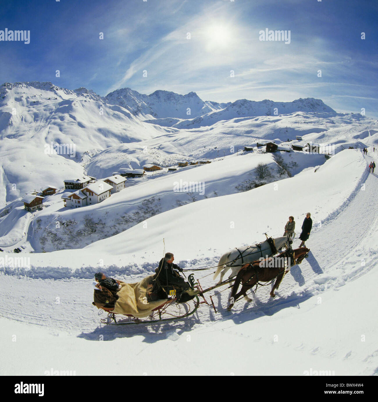 Arosa mountain panorama graubunden grisons hi-res stock photography and ...