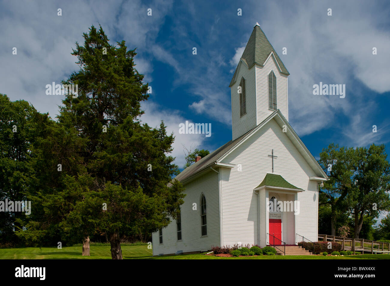Decker Chapel Methodist Episcopal Church founded 1880 Stock Photo - Alamy