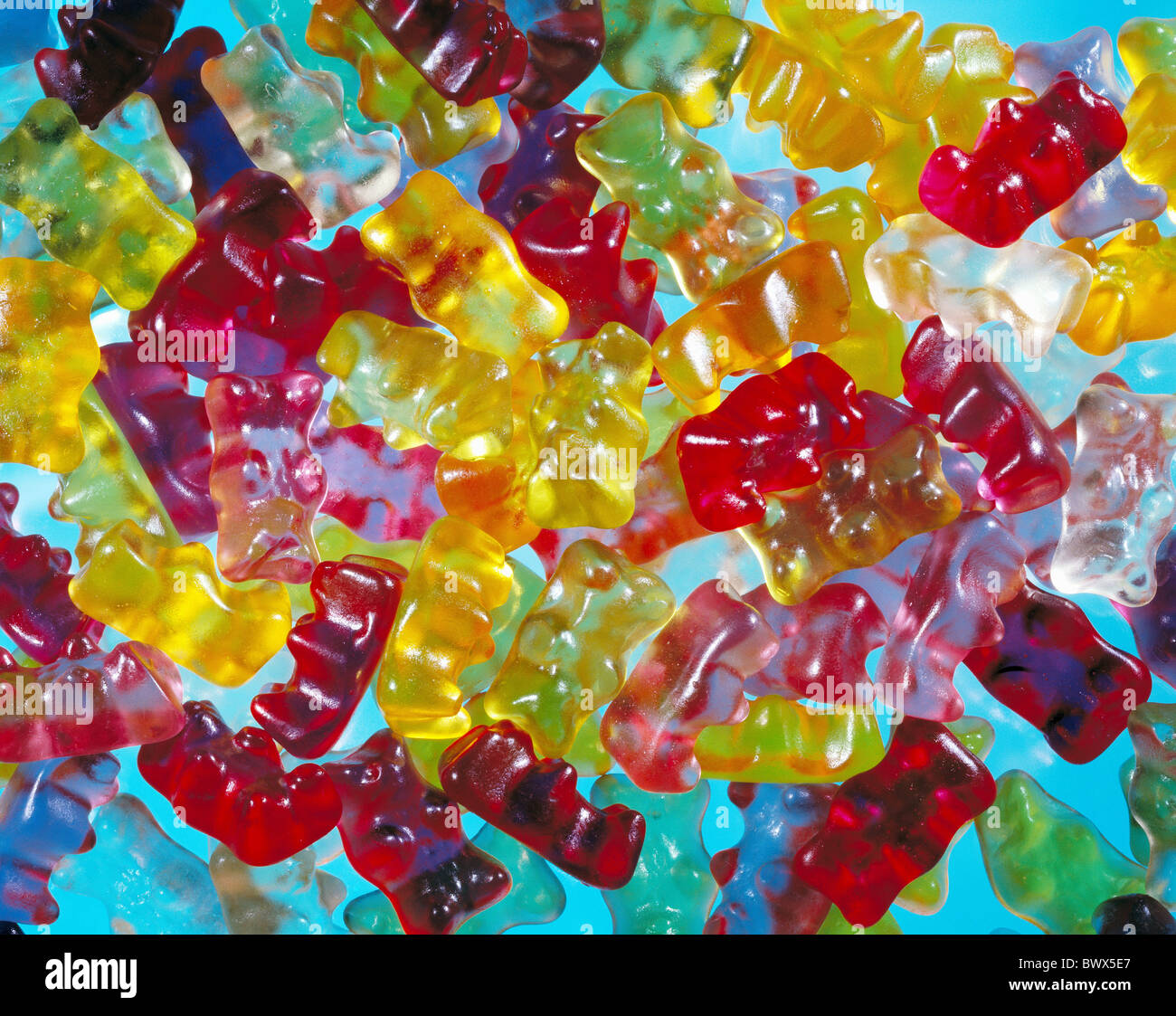 sweets candy little elastic bear bright colours back light colorful ...