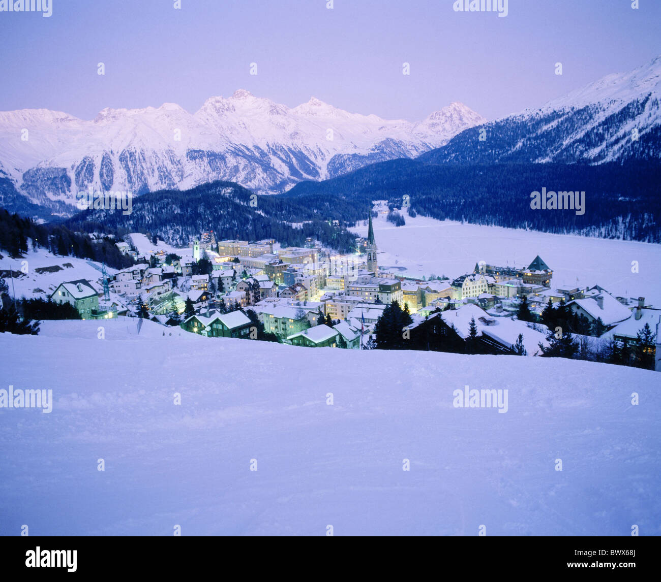 Switzerland Europe Graubunden Grisons Saint Moritz Switzerland Europe ...
