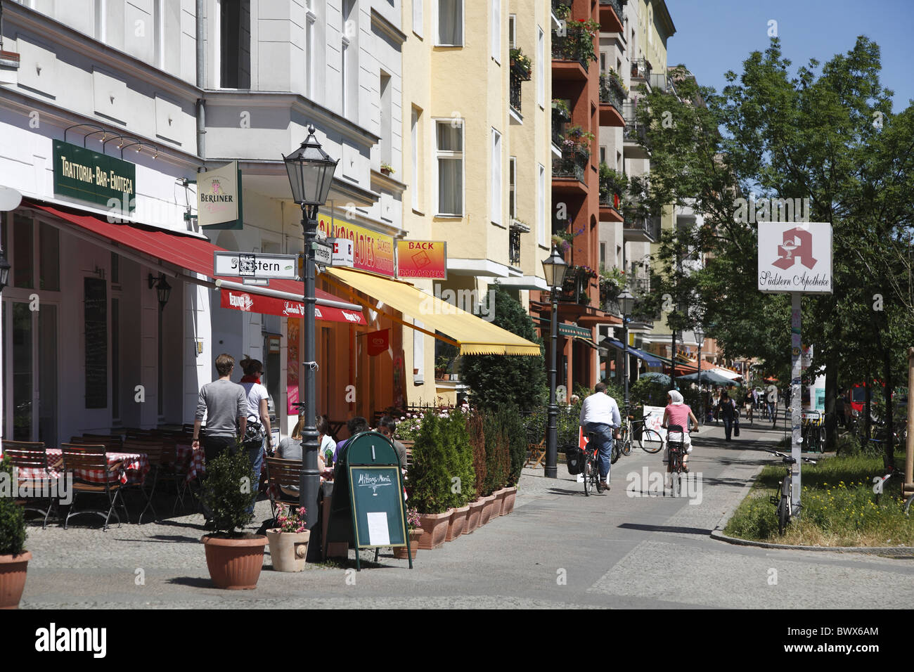 Berlin Friedrichshain Kreuzberg Körtestr Koerte Street Stock Photo - Alamy