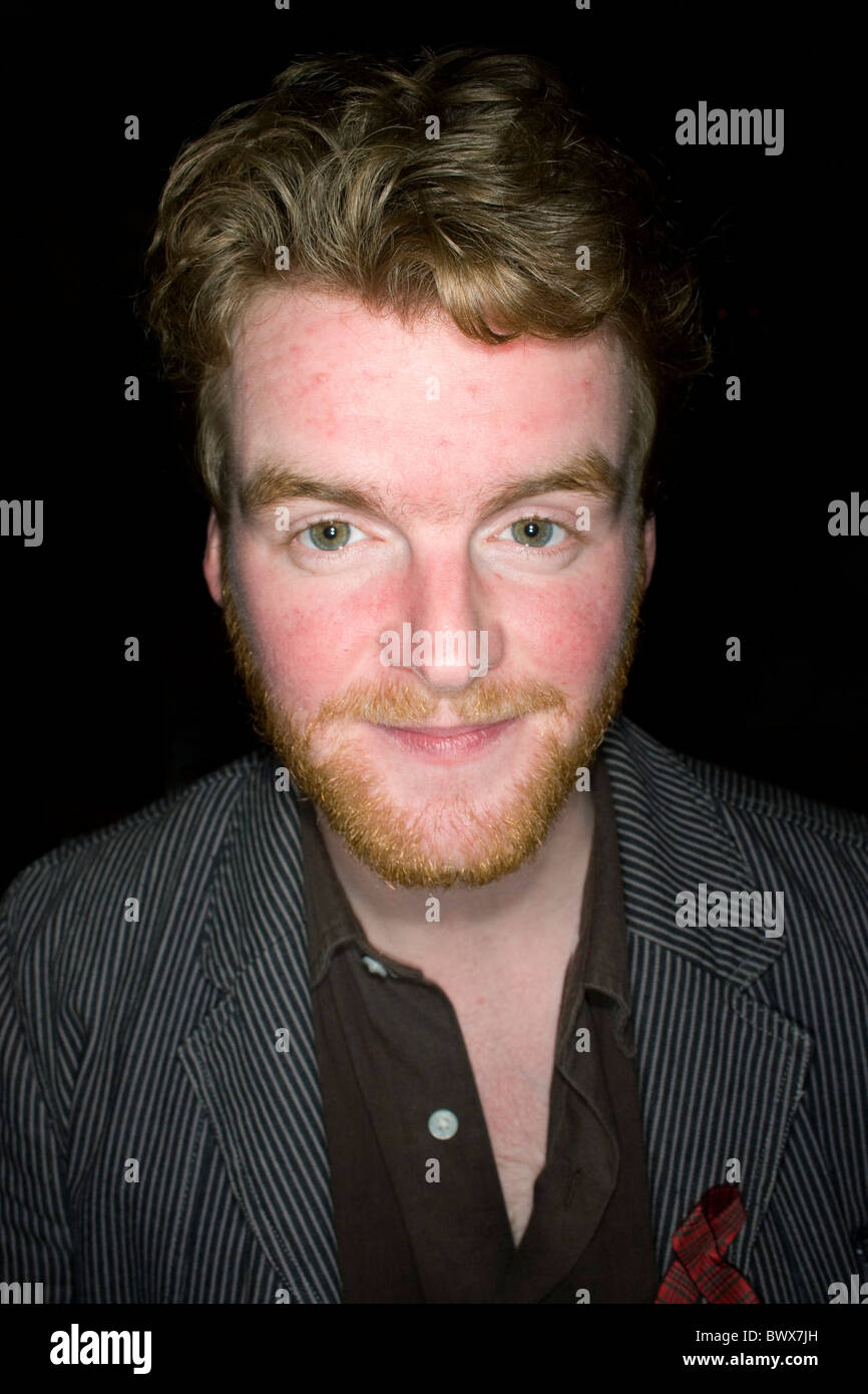 A lit portrait of a ginger man Stock Photo - Alamy