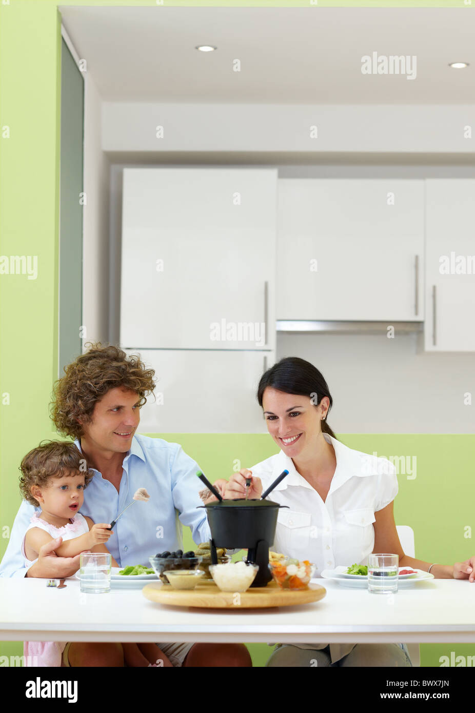 Meat fondue hi-res stock photography and images - Alamy