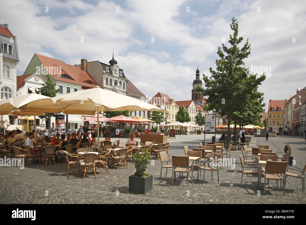 Cottbus Altmarkt Old Market Stock Photo - Alamy