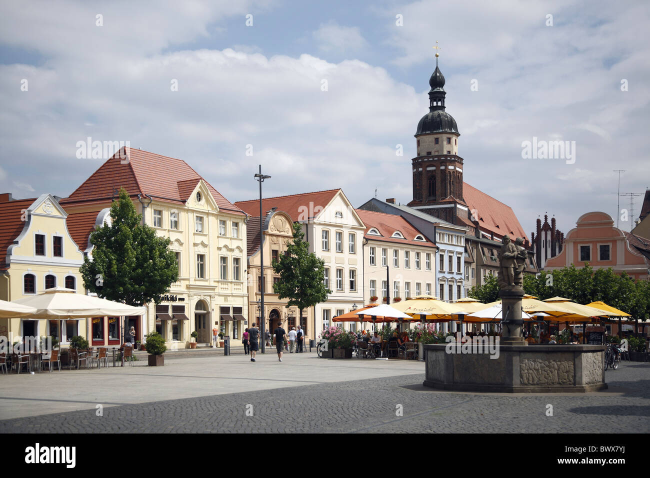 Cottbus Altmarkt Old Market Stock Photo - Alamy