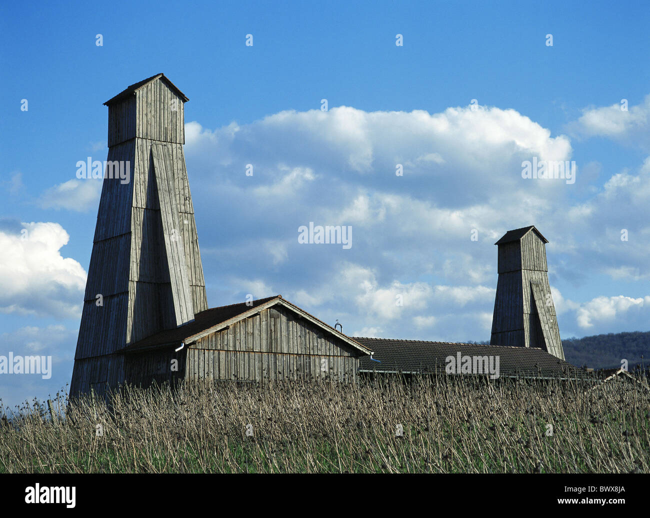 outside mining building construction wood canton Aarau saltwork salt ...