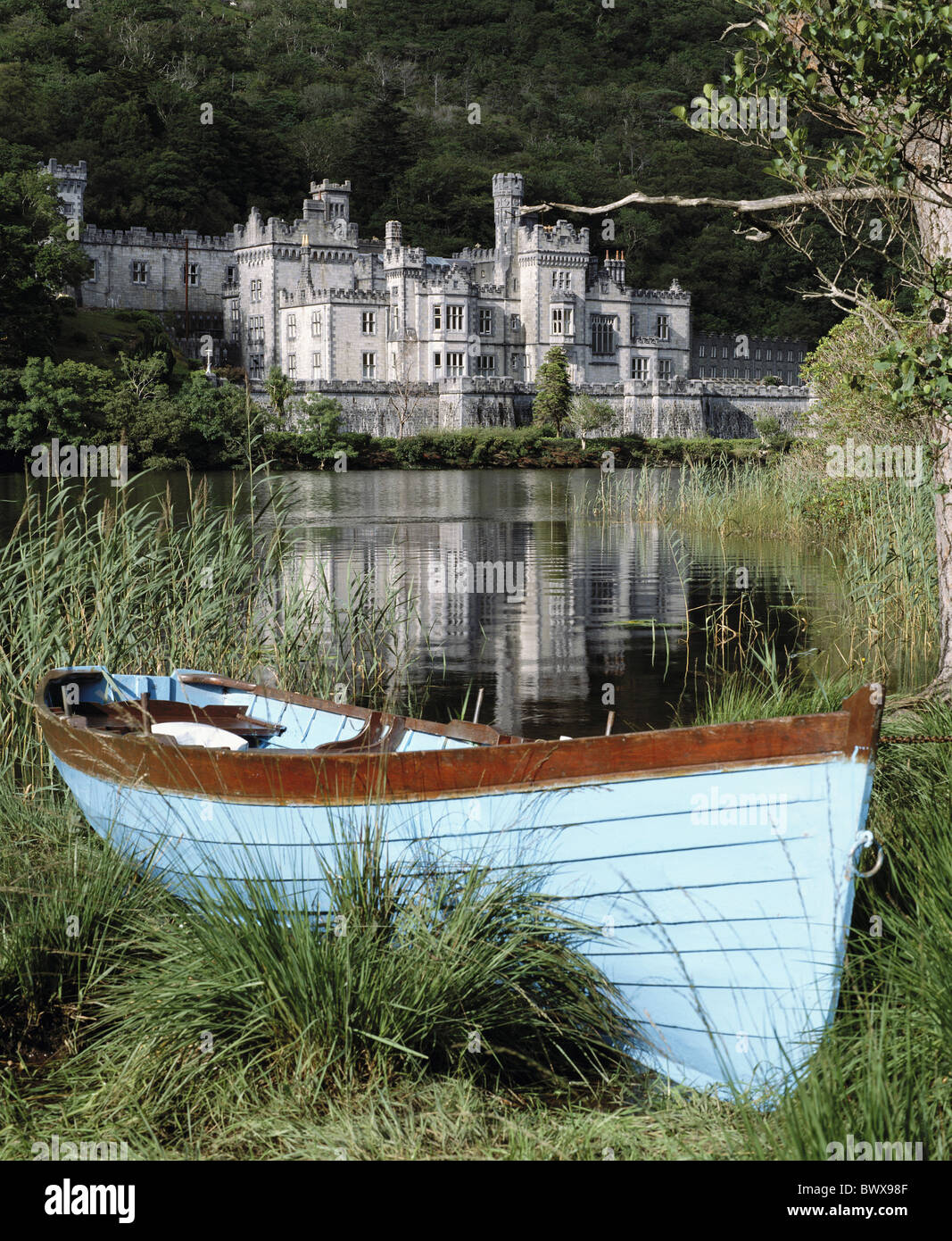 boat Connemara England Great Britain Europe Ireland Europe cloister ...