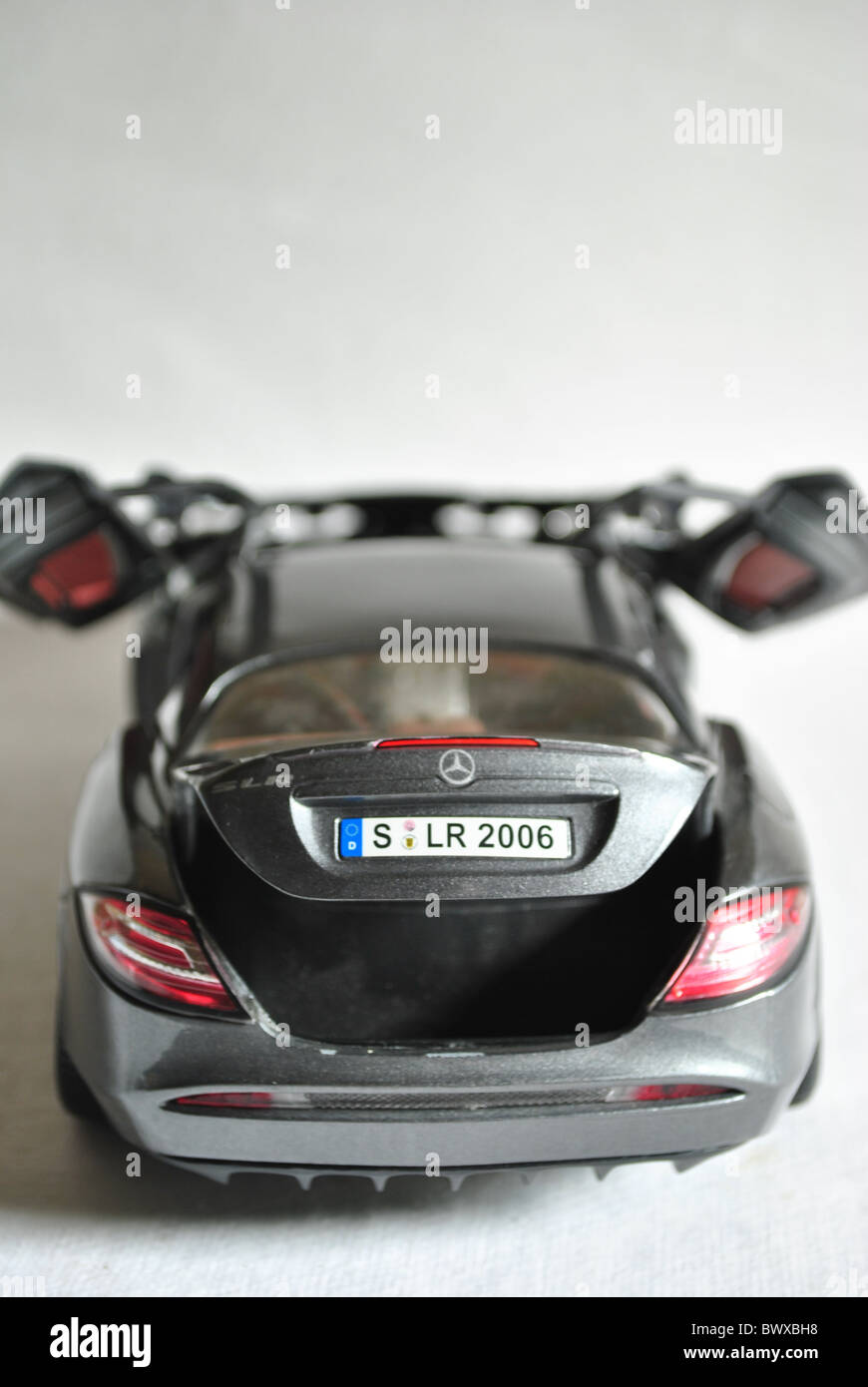 Mercedes back view Stock Photo - Alamy