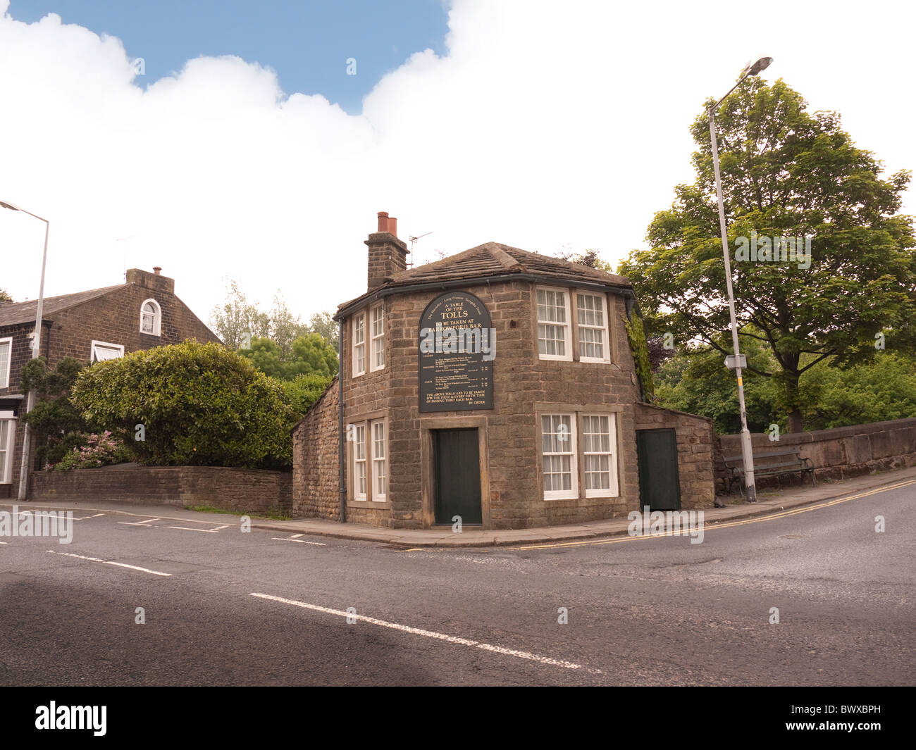 The Toll house with its charges in the village of Barrowford in ...
