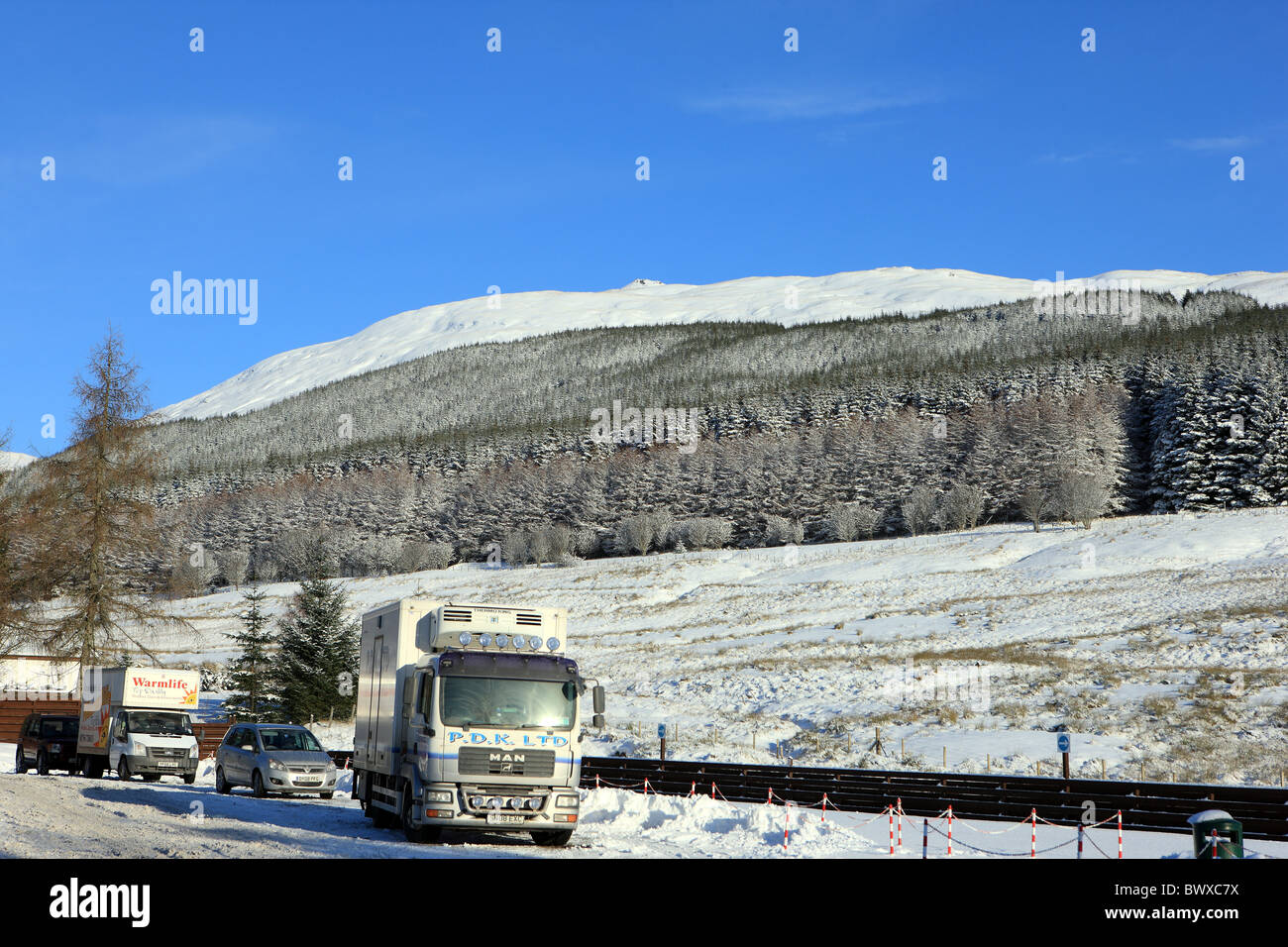 Cars vans trucks hi-res stock photography and images - Alamy