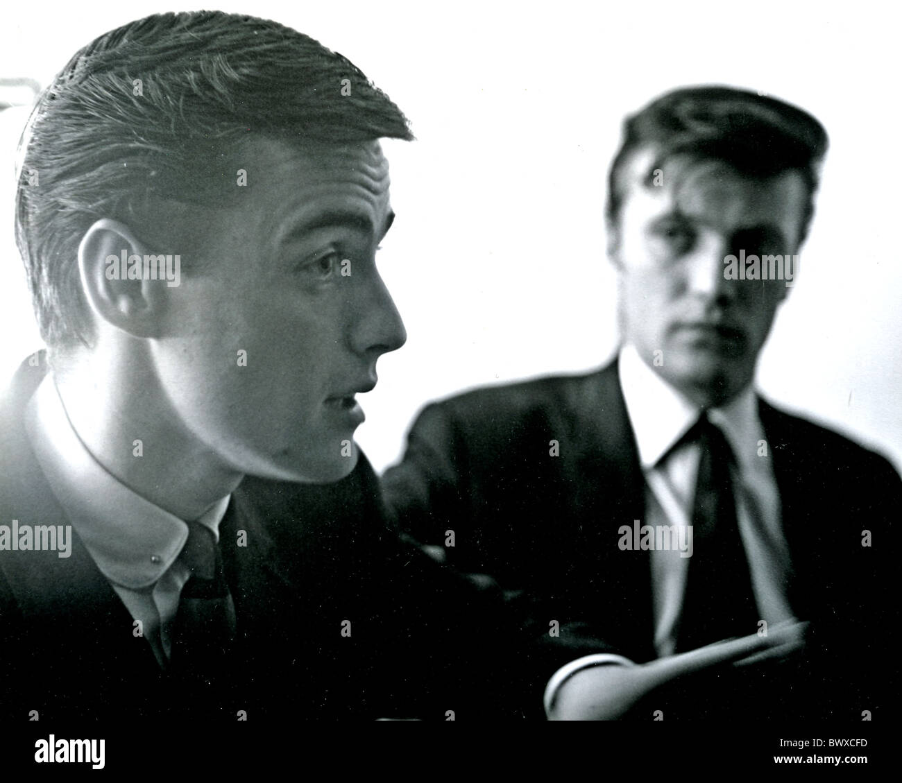 TONY MEEHAN at left and Jet Harris when members of The Shadows about ...